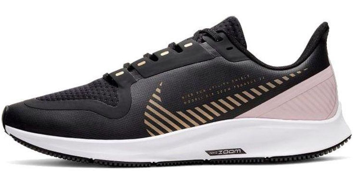 Nike (Wmns) Air Zoom Peg 36 Shield in Black | Lyst