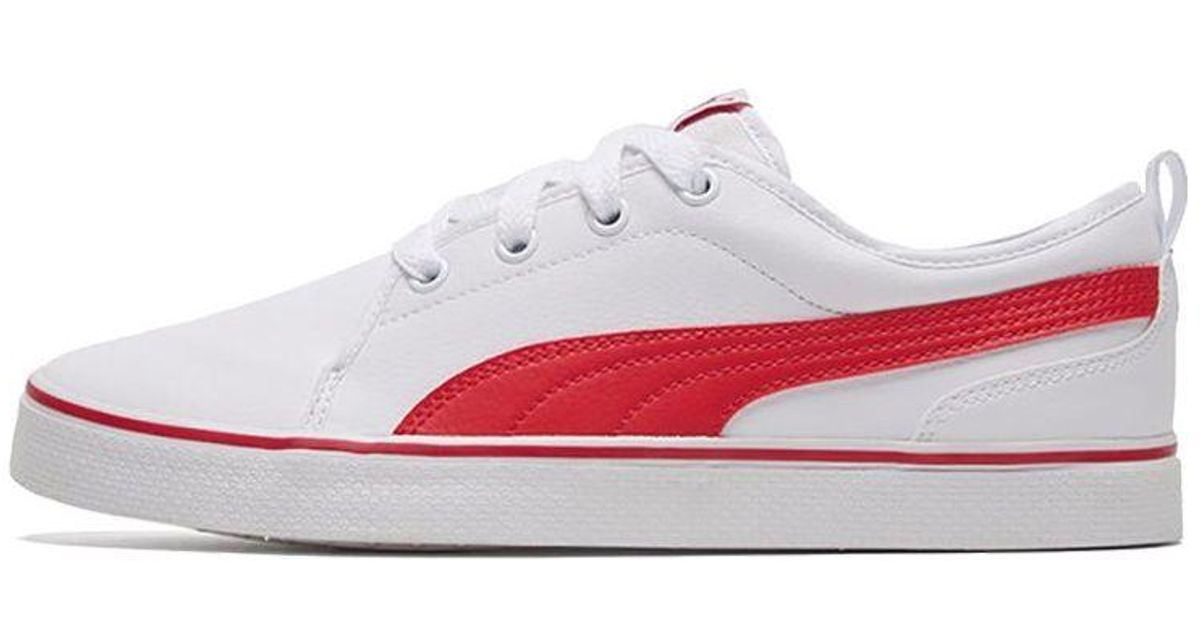 PUMA Street Retro Low Top Casual Skate Shoes in White for Men | Lyst