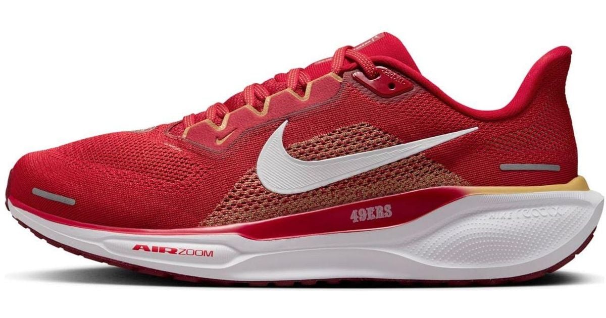 Nike Air Zoom Pegasus 41 'San Francisco 49Ers' in Red for Men | Lyst