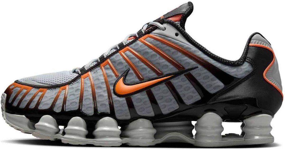 Nike Shox Tl 'Light Smoke Bright Mandarin' in Brown for Men | Lyst