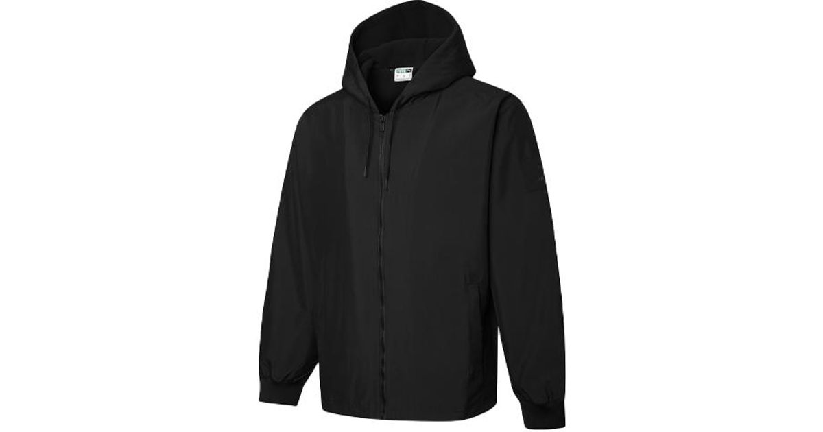 PUMA Full-Zip Hooded Jacket in Black for Men | Lyst