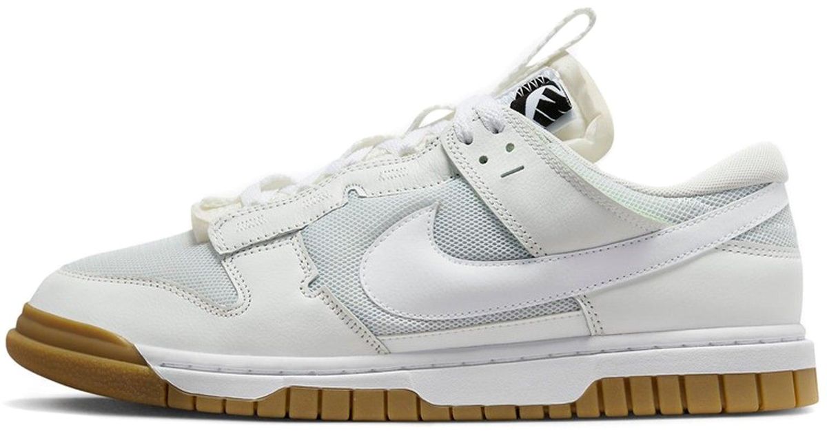 Nike Air Dunk Jumbo 'photon Dust Gum Light Brown' in White for Men | Lyst