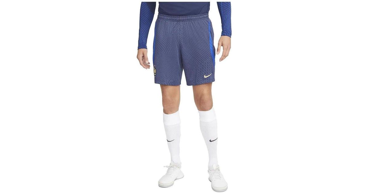 Nike Dri-Fit Fff Strike Knit Football Shorts '' in Blue for Men | Lyst