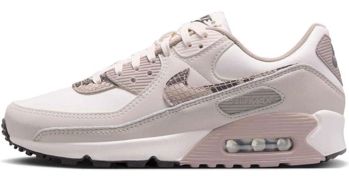 Nike (Wmns) Air Max 90 'Light Snakeskin' in White | Lyst