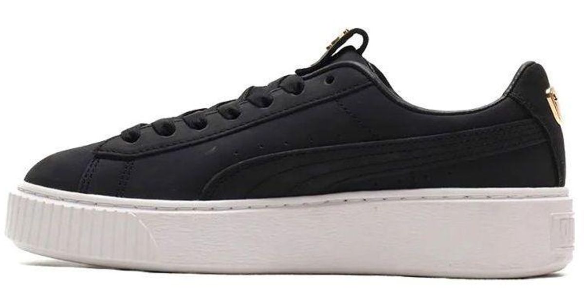 PUMA (Wmns) Platform Premium Logo in Black | Lyst UK