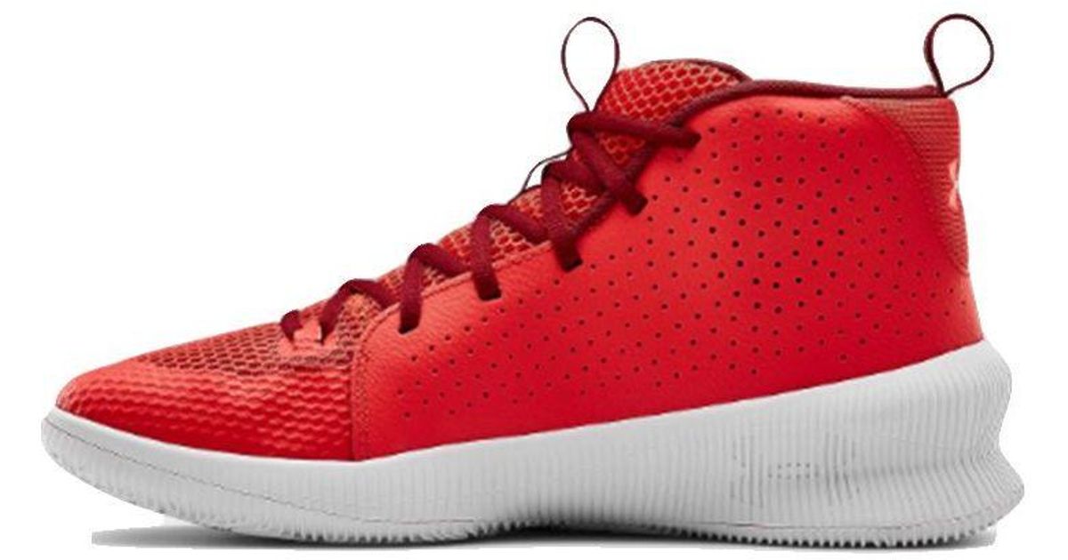 Under Armour Jet Basketball Shoes Red for Men | Lyst