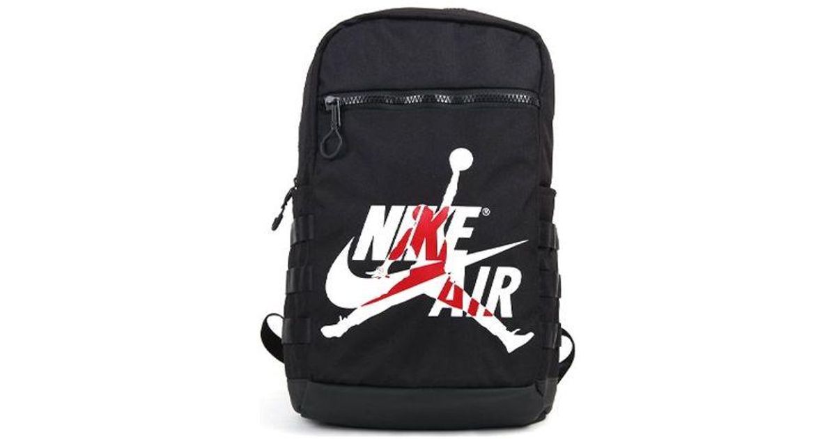 Nike Air Jordan Jumpman Air Logo Backpack in Black | Lyst