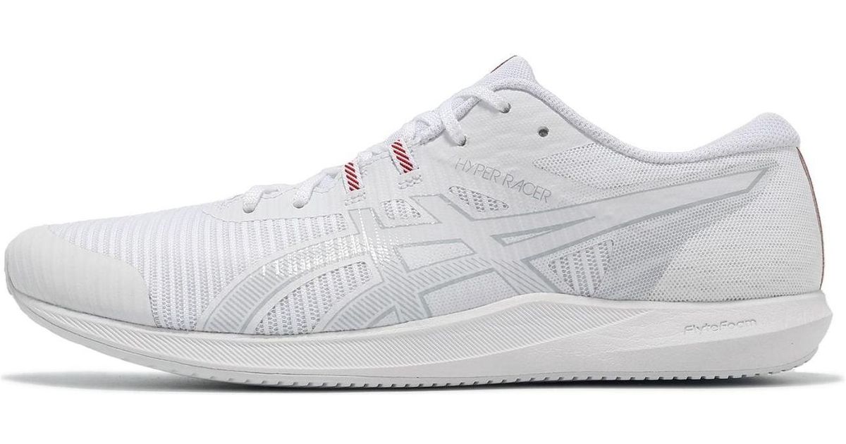 Asics Hyper Racer in White for Men | Lyst