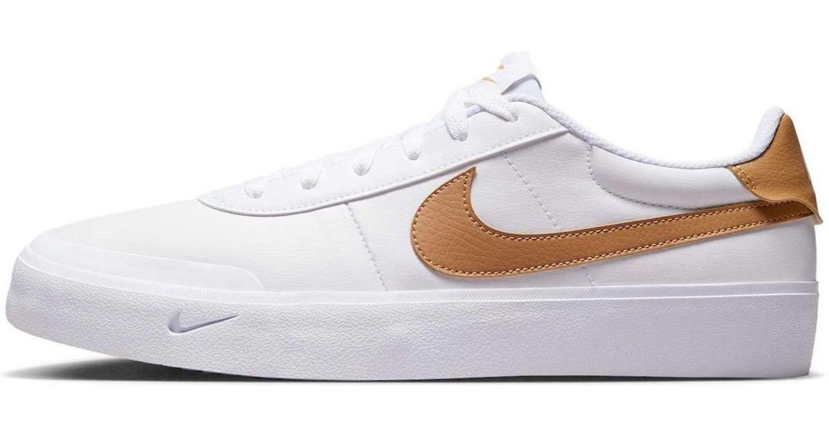 Nike Court Shot Flax' in White for Men | Lyst