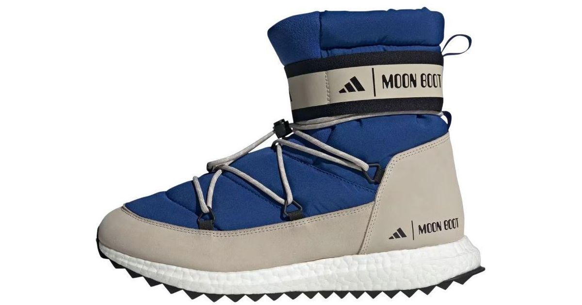 adidas Moon Boot Moonboost High 'Power' in Blue for Men | Lyst