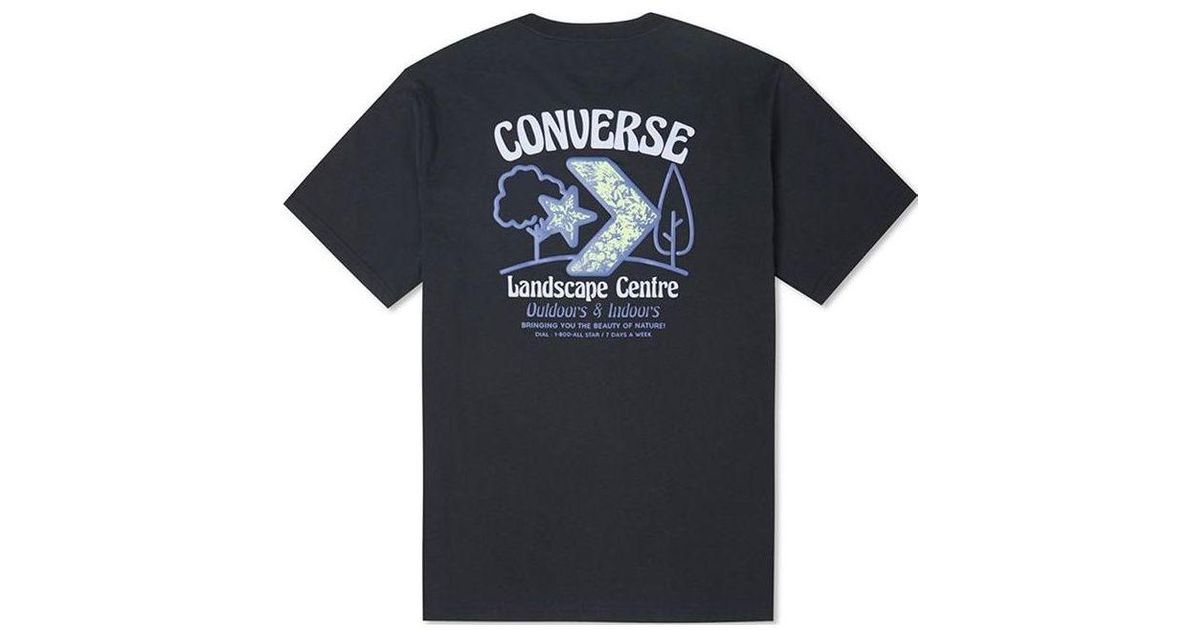 Converse Landscape Center Tee in Black for Men | Lyst