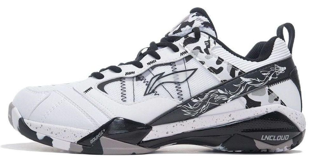 Li-ning Invincible Ace 'standard White Black' for Men | Lyst