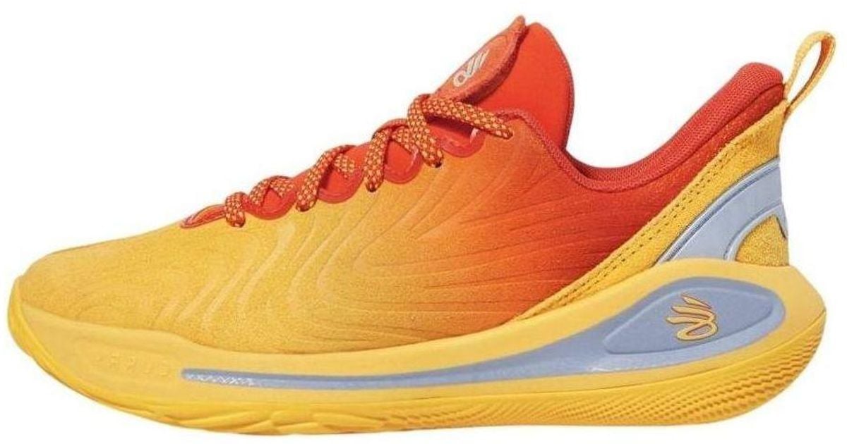 Under Armour Curry 12 Low 'What The Bay' in Orange for Men | Lyst
