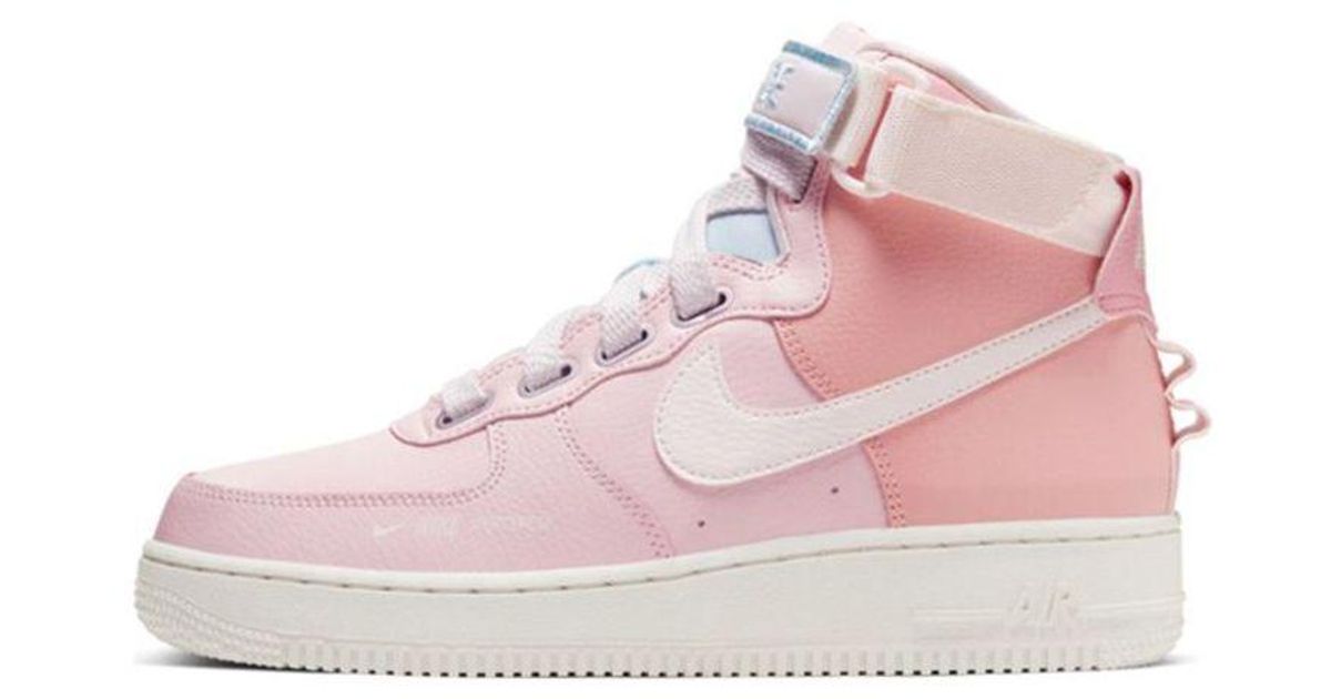 Nike (Wmns) Air Force 1 High Utility 'Utility Force Is Echo Sail in ...