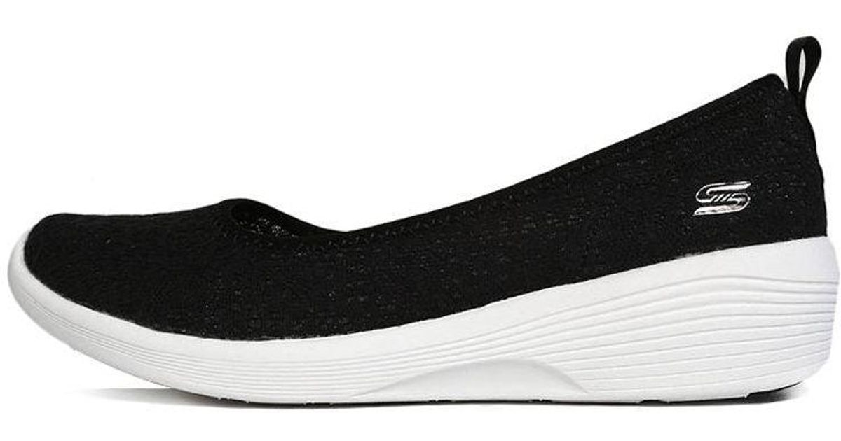 Skechers (Wmns) Sport Active Slip-On Shoes in Black | Lyst