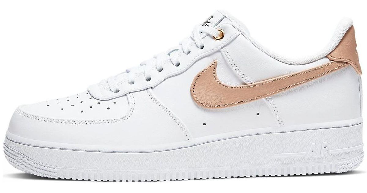 Nike Air Force 1 Premium 'Vachetta Tan Swoosh' in White for Men | Lyst