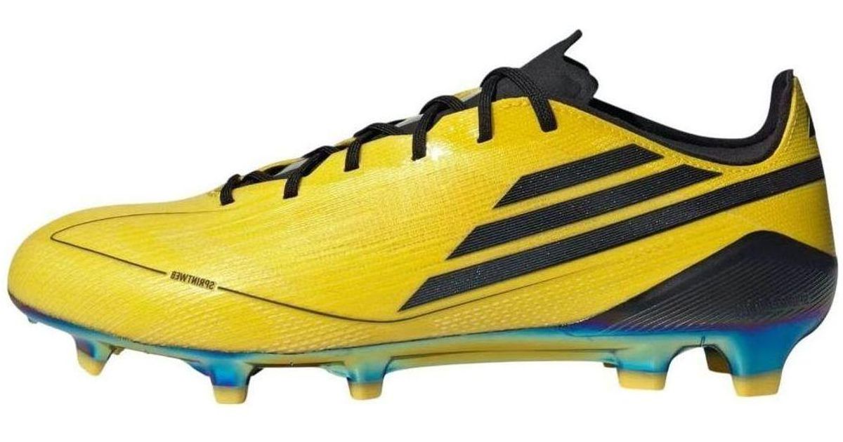 adidas F50 Elite 2010 Leather Fg in Yellow for Men | Lyst