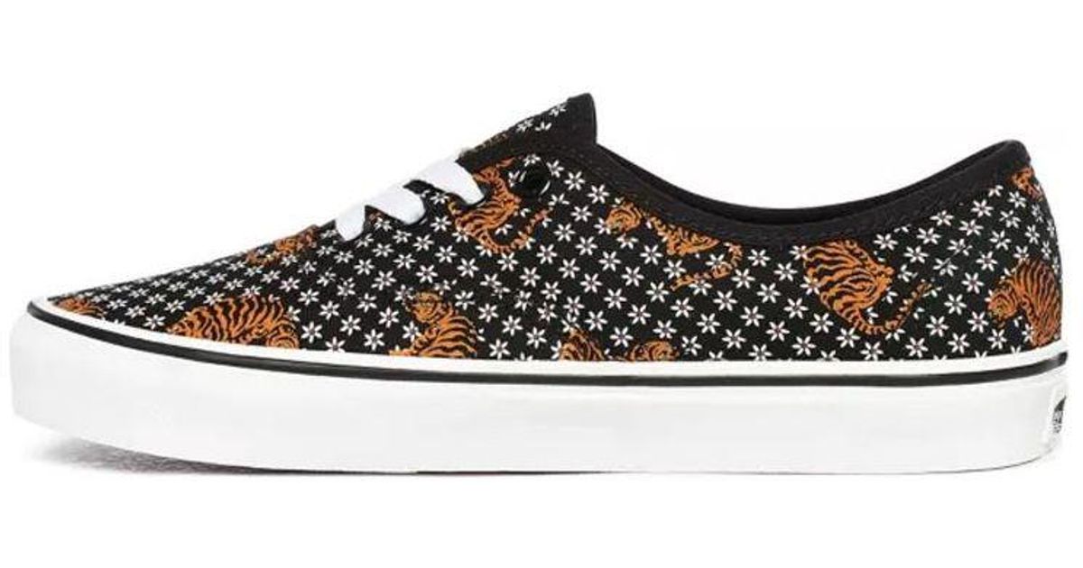 Vans Authentic 'Tiger Floral' in Black for Men | Lyst