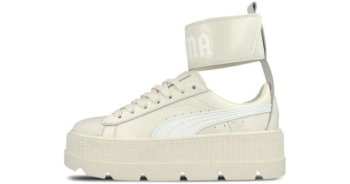 PUMA (Wmns) Fenty X Ankle Strap Creeper 'Vanilla Ice' in Metallic | Lyst