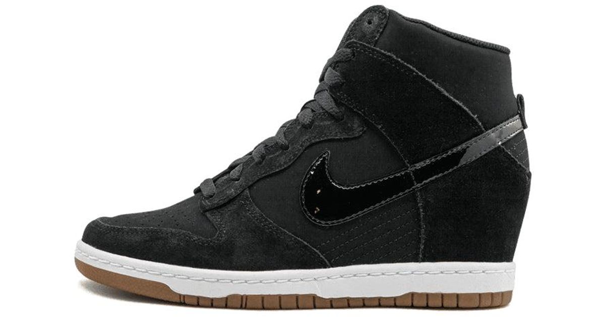 Nike (Wmns) Dunk Sky Hi Essential Gum' in Black | Lyst UK