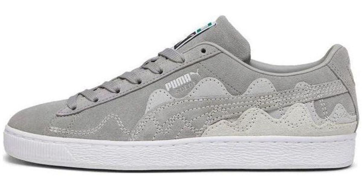 PUMA Suede Soundwave in Gray | Lyst