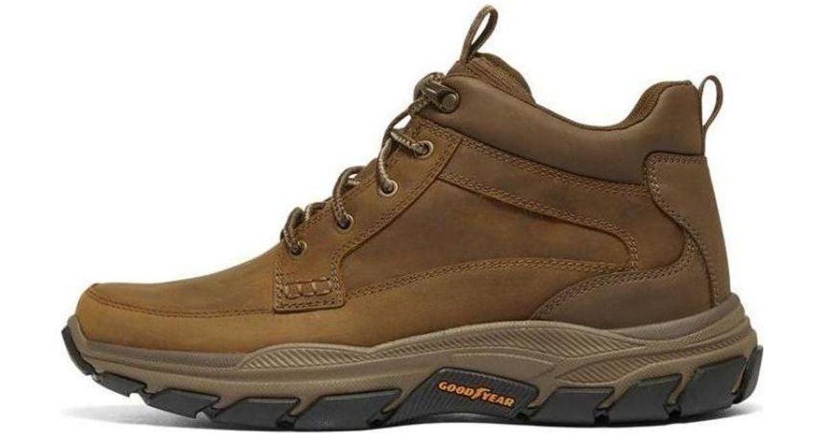 Skechers Respected Boswell Boots in Brown for Men | Lyst UK