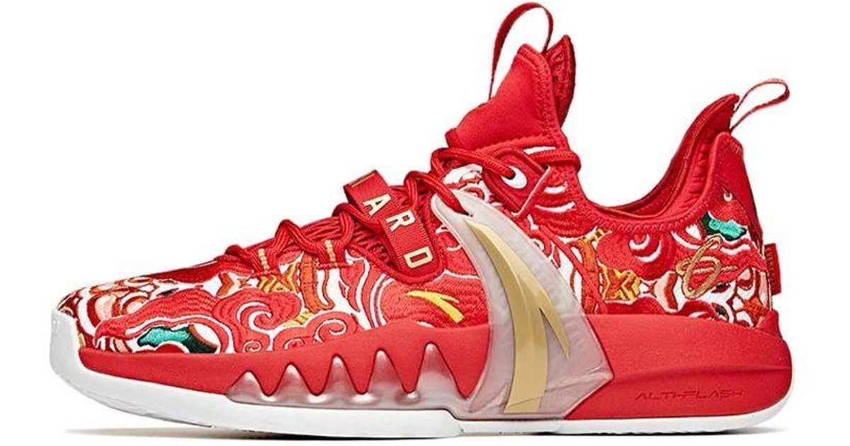 Anta X Gordon Hayward Gh2 Cny Low in Red for Men | Lyst
