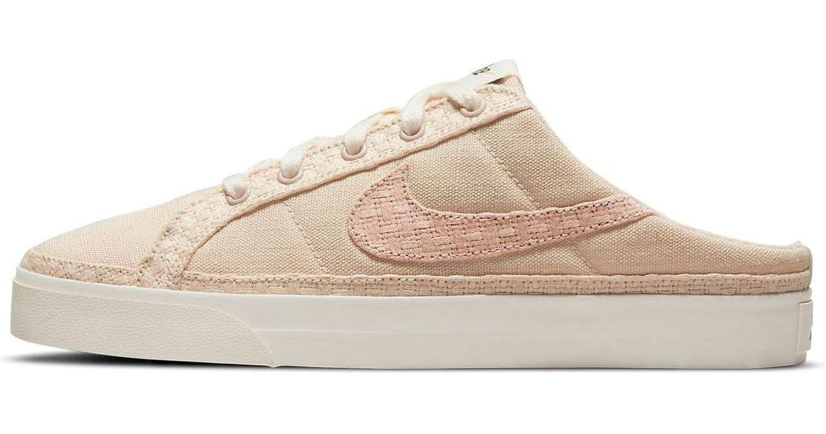 Nike (Wmns) Court Legacy Mule 'Pearl Oxford' in Natural | Lyst UK