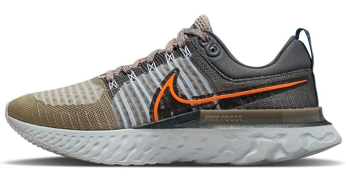 Nike React Infinity Run Flyknit 2 'Made From Sport' in Brown for Men | Lyst