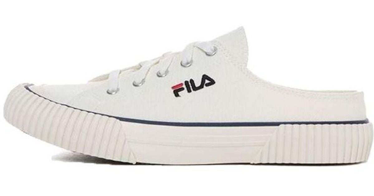 Fila Bumper Mule Ver 2 Low Top Board Shoes in White | Lyst