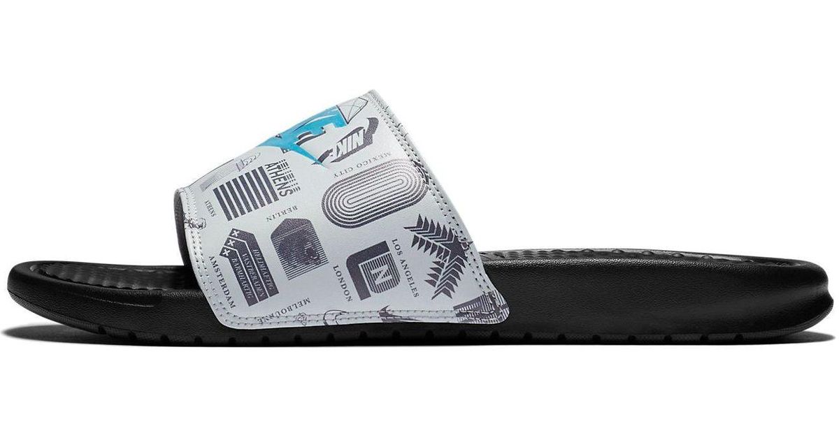 Nike Benassi Jdi Slide 'Worldwide Pack' in Blue for Men | Lyst