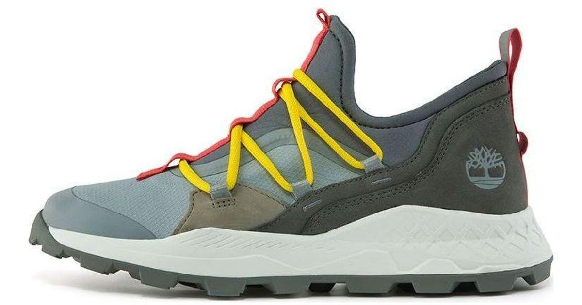Timberland Brooklyn Leather And Fabric Oxford Trainers 'Medium Mesh ...