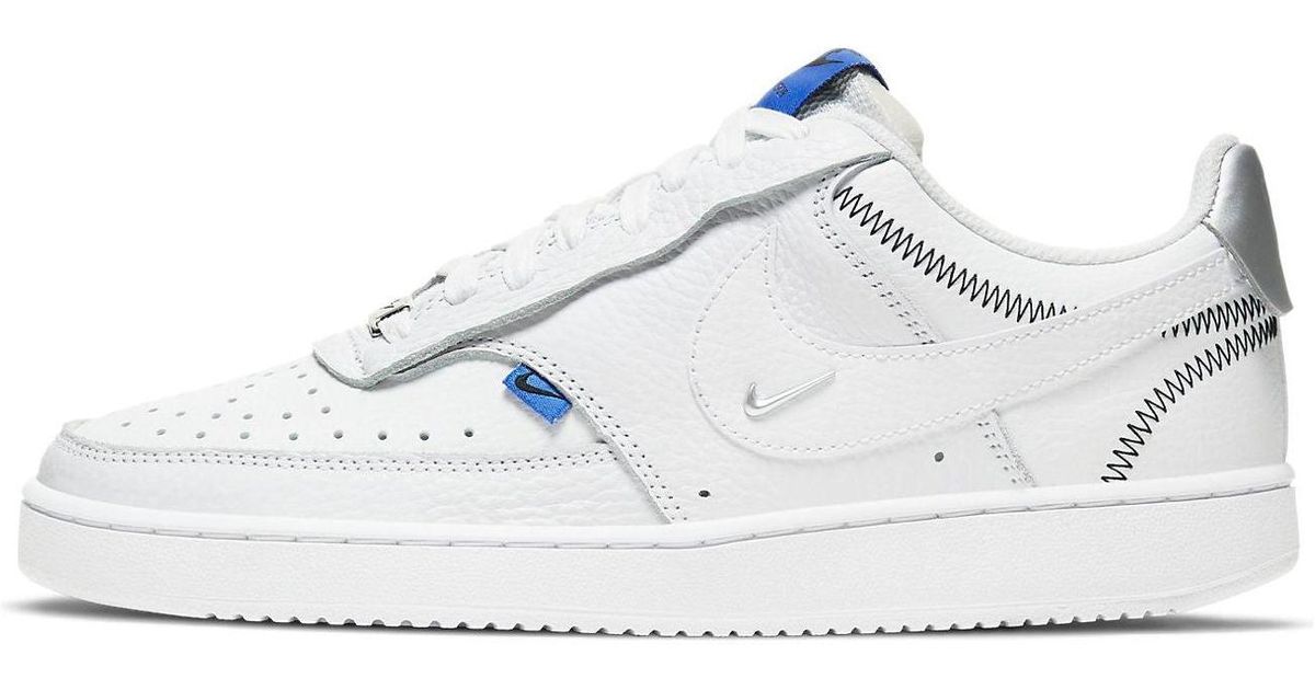 Nike Air Jordan Court Vision Low Se 'white Metallic Silver' | Lyst UK