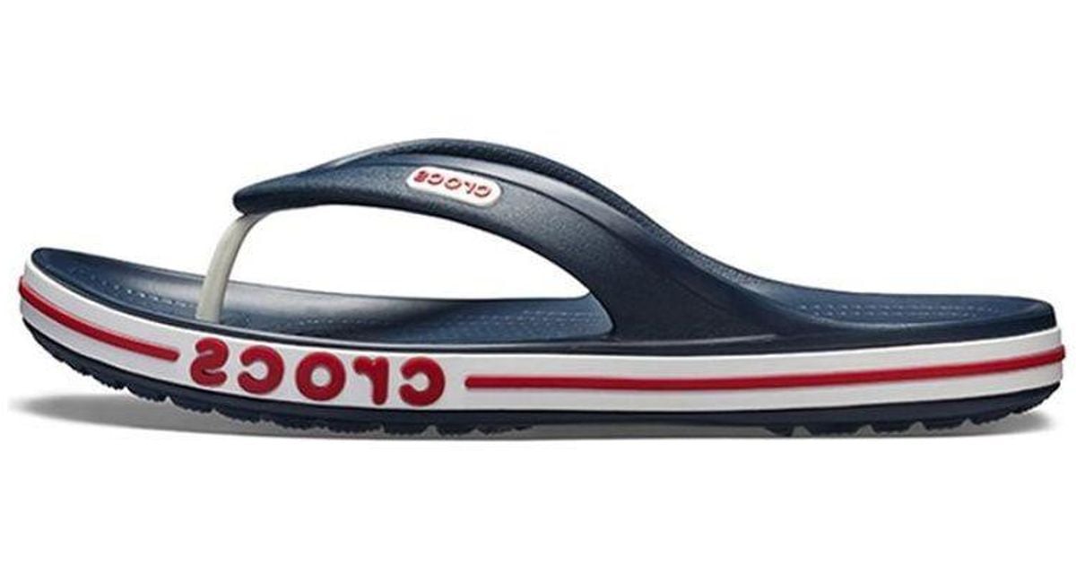Crocs™ Bayaband Flip-flops Deep Blue | Lyst