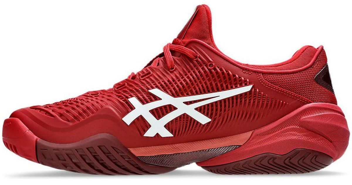 Asics Court Ff 3 Novak Clay in Red for Men | Lyst