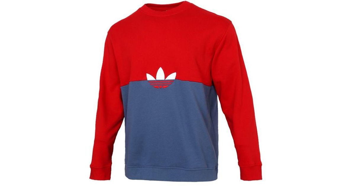 adidas Originals Adida Original Lice Trf Crew Logo in Red for Men | Lyst