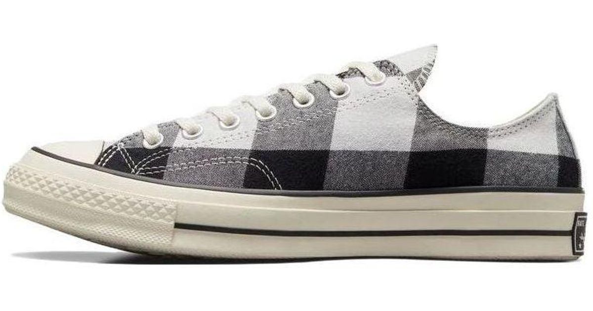 Converse Beyond Retro X Chuck 70 Low 'Upcycled Flannel' in White for ...