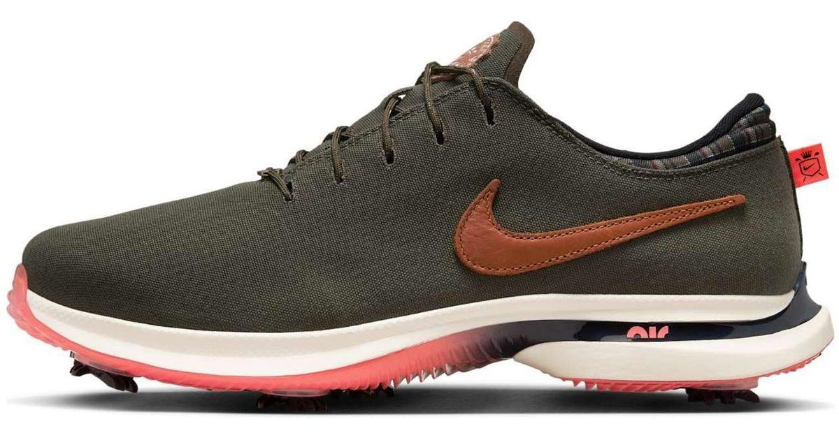 Nike Victory Tour 3 Golf Extra Wide 'Cargo Khaki Hot Punch' in Brown ...