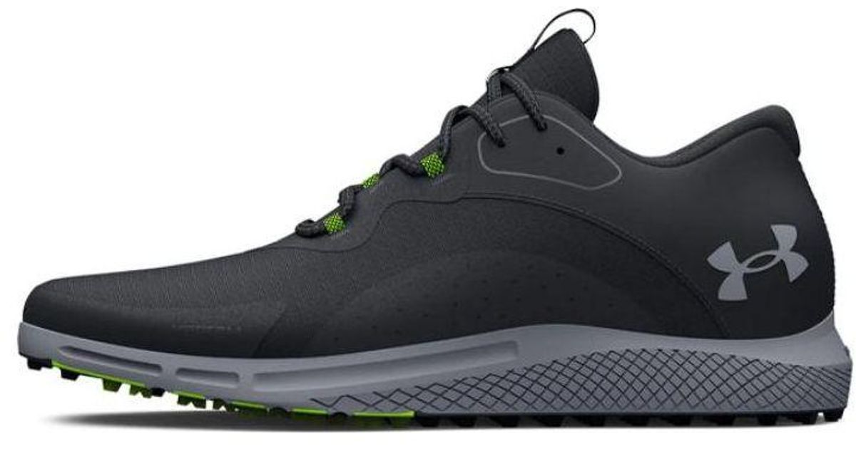 Under Armour Charged Draw 2 Spikeless Golf Steel' in Black for Men | Lyst