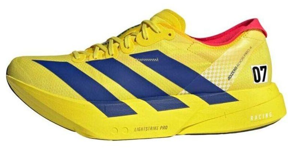 adidas Adizero Adios Pro 4 in Yellow for Men | Lyst