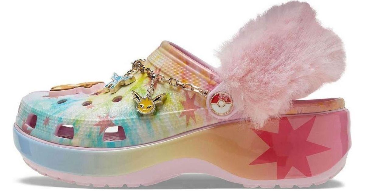 Crocs™ (Wmns) X Pokemon Classic Platform Clog 'Eevee' in Pink | Lyst UK