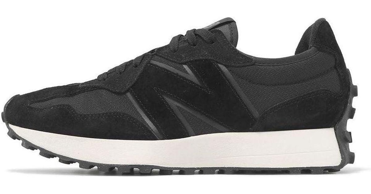 New Balance 327 'Phantom Suede' in Black for Men | Lyst