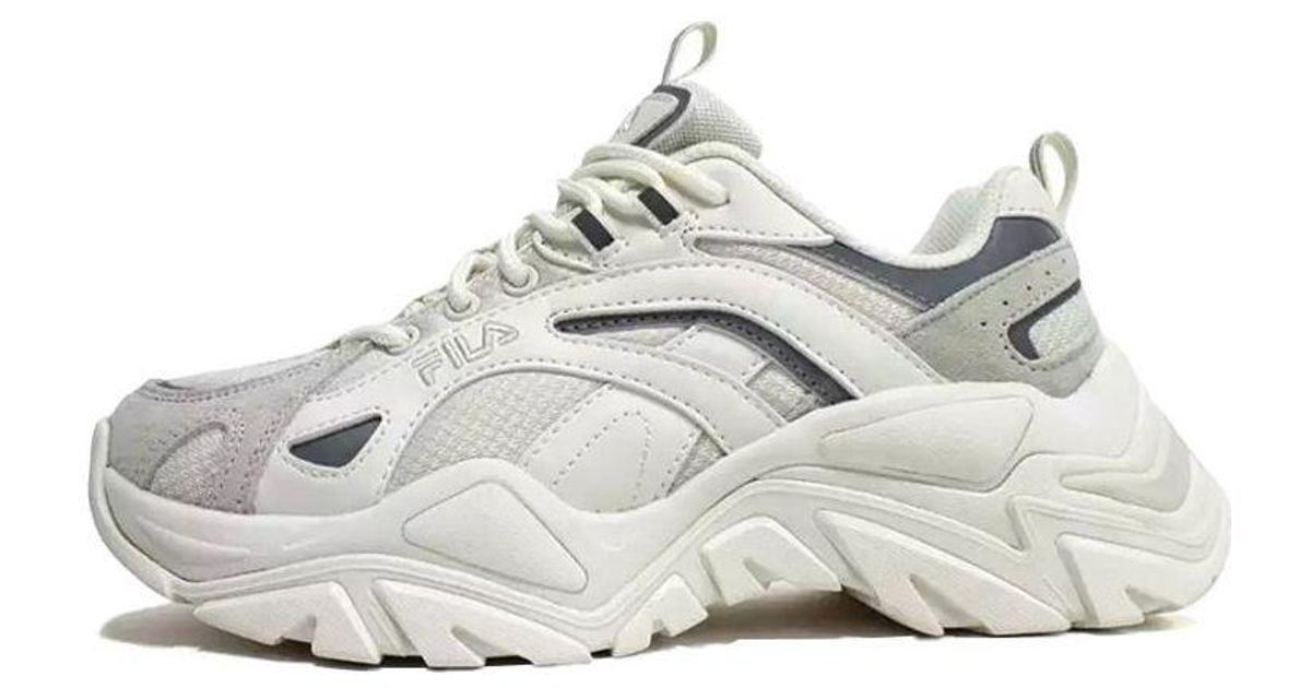 Fila Fishbones Low Top Running Shoes in White | Lyst