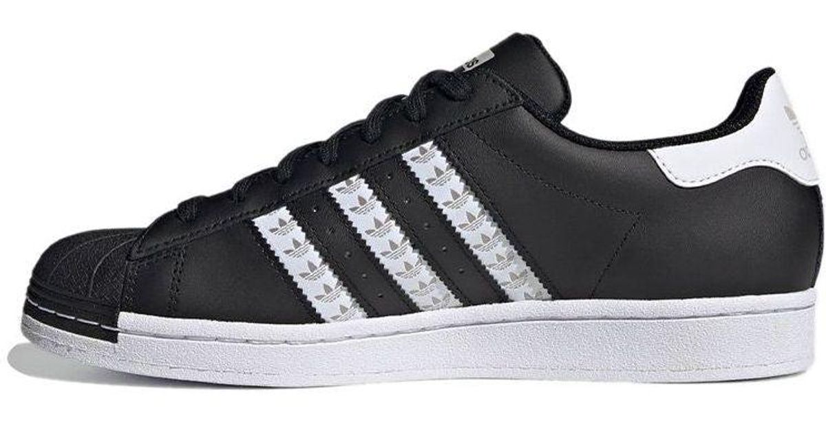 adidas Originals Superstar Logo in Black for Men | Lyst