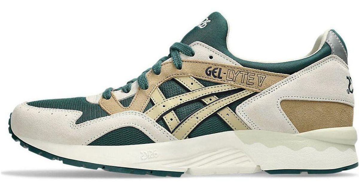 Asics Gel-Lyte V 'Dark Neptune Sand' in White for Men | Lyst