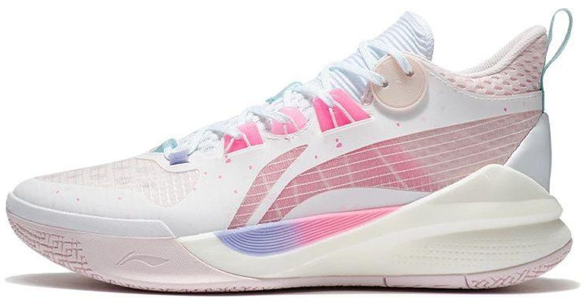 Li-ning Sonic Td Team Fluorescent Powder' in Pink for Men | Lyst UK