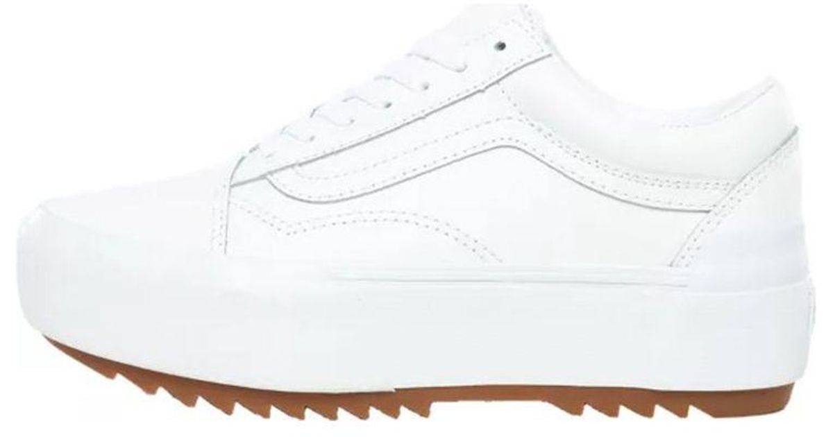 Vans Old Skool Stacked 'True' in White for Men | Lyst