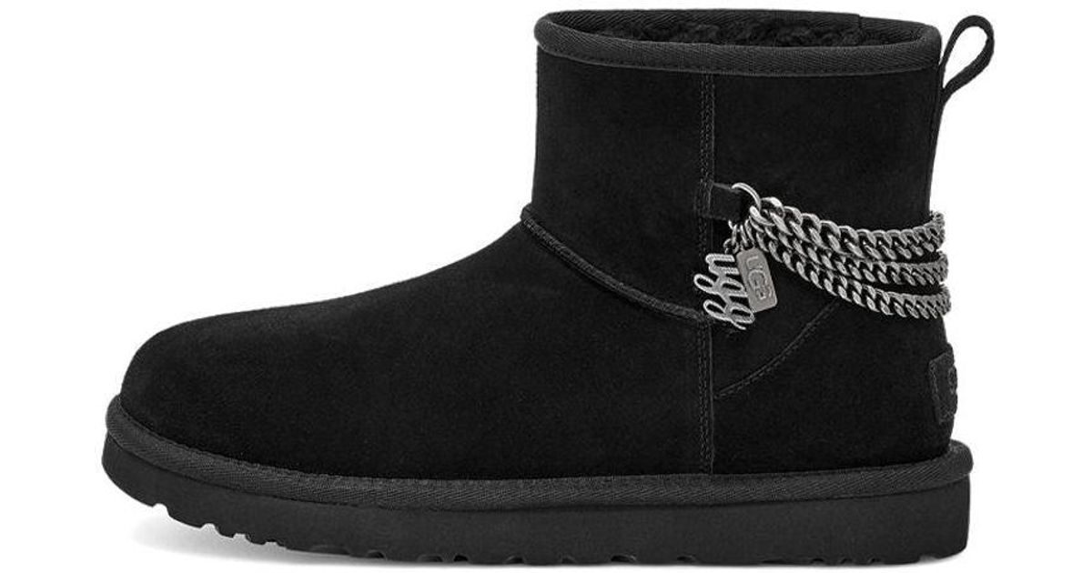 UGG Classic Mini Chains in Black | Lyst