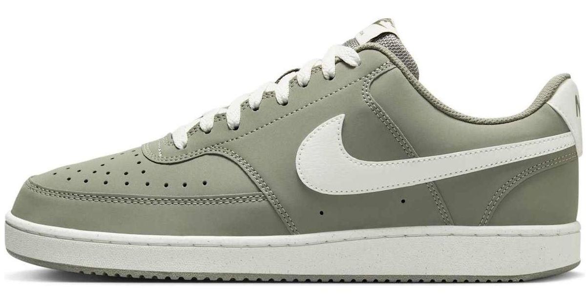 Nike Court Vision Low Premium 'Light Army Sail' in Green for Men | Lyst