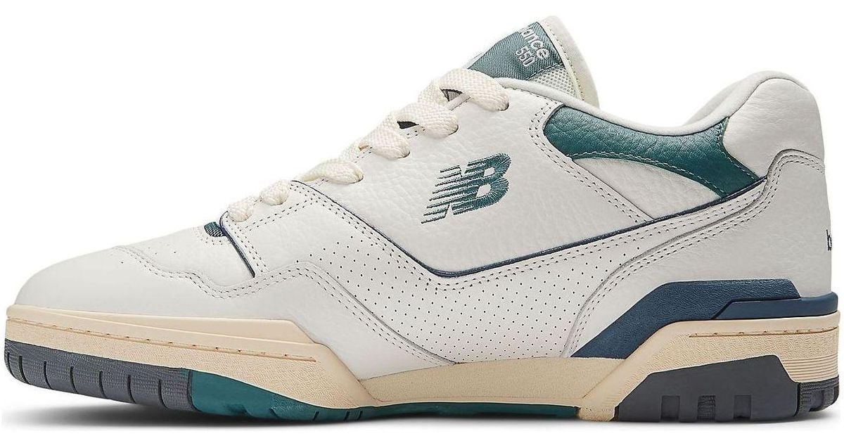 New Balance 550 'Sea Salt New Spruce' in White for Men | Lyst